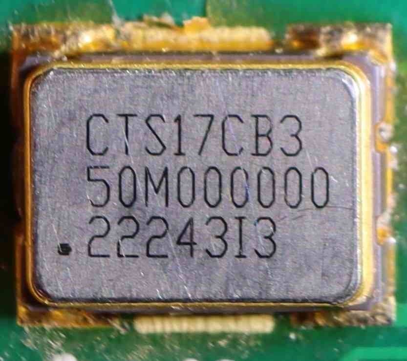 Quartz generator 50MHz CTS17CB3 50M000000 22243I3