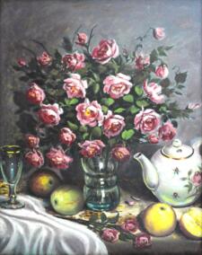 Roses and fruits / Troiandy i frukty